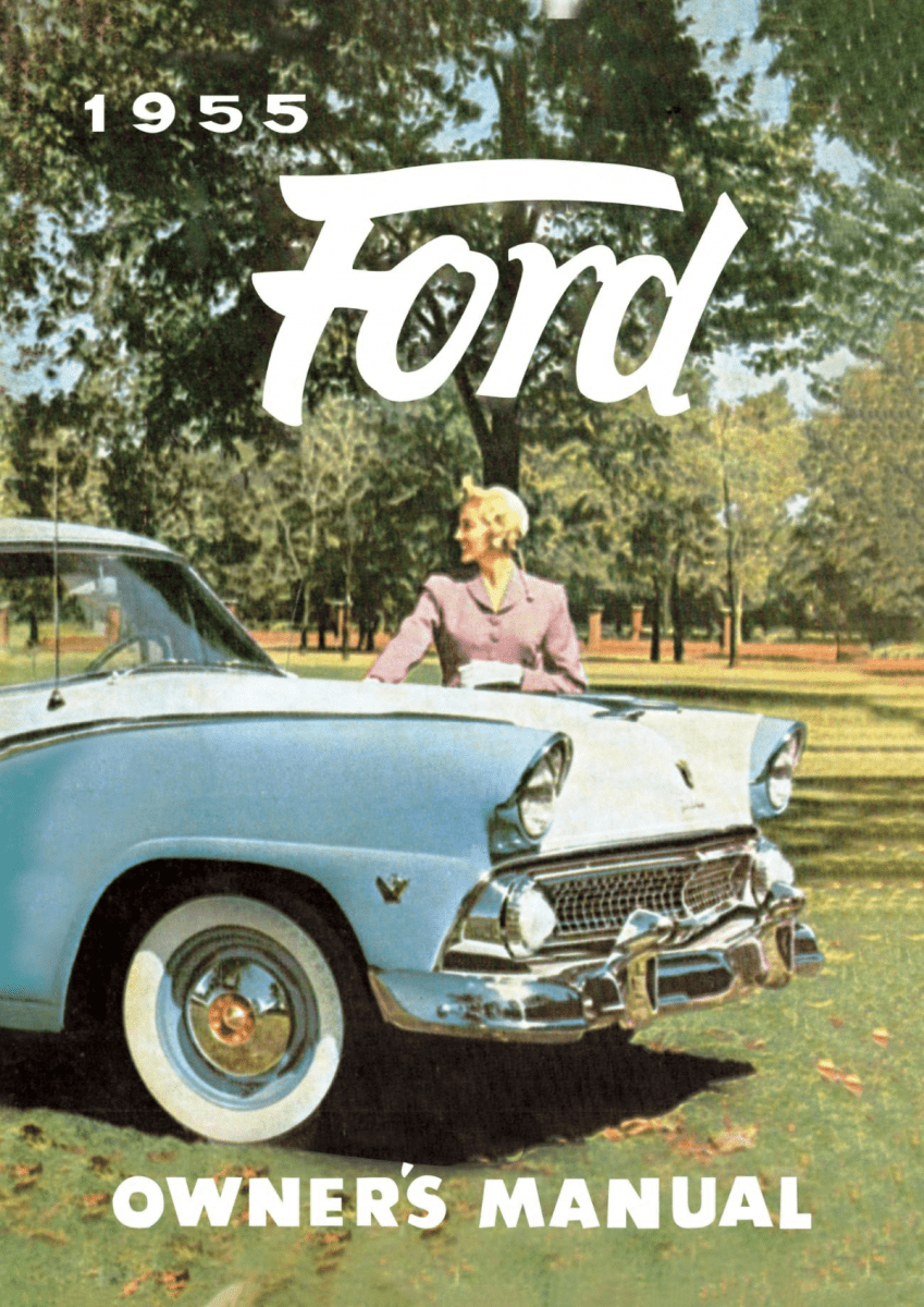 1955 Ford Car Owner's Manual Instruktionsbok | Malm Motors