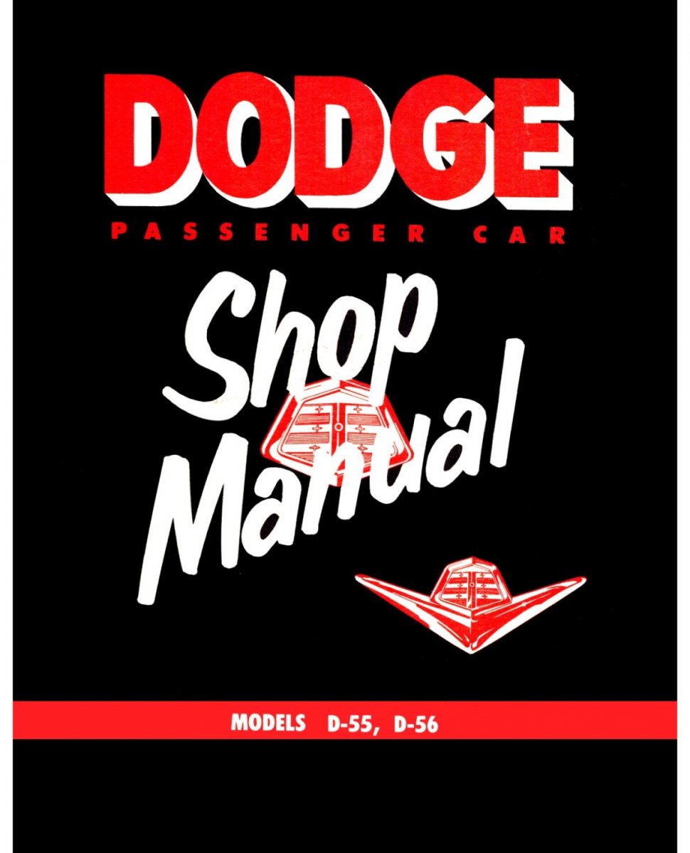1955 Dodge Shop Manual| Malm Motors